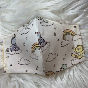 Hand Crafted | Accessories | Care Bears Face Mask Reversible Reusable ...
